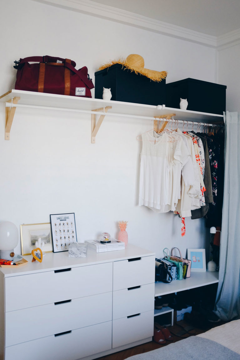 DIY Open Wardrobe - Create More Storage Space Without Cramping the Room ...