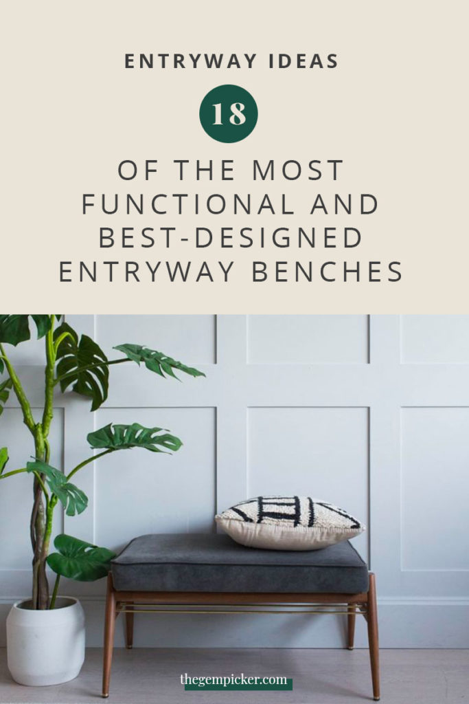 18 of the Most Functional and Best-Designed Entryway Benches | The Gem ...