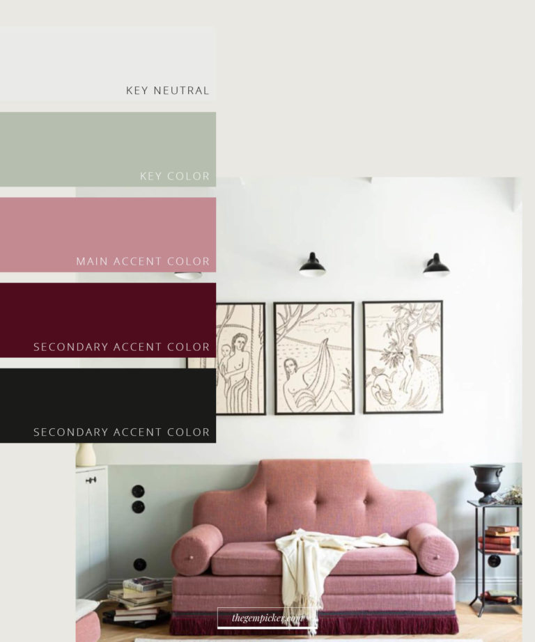 How to Pick a Cohesive Color Palette for Interior Design | The Gem Picker