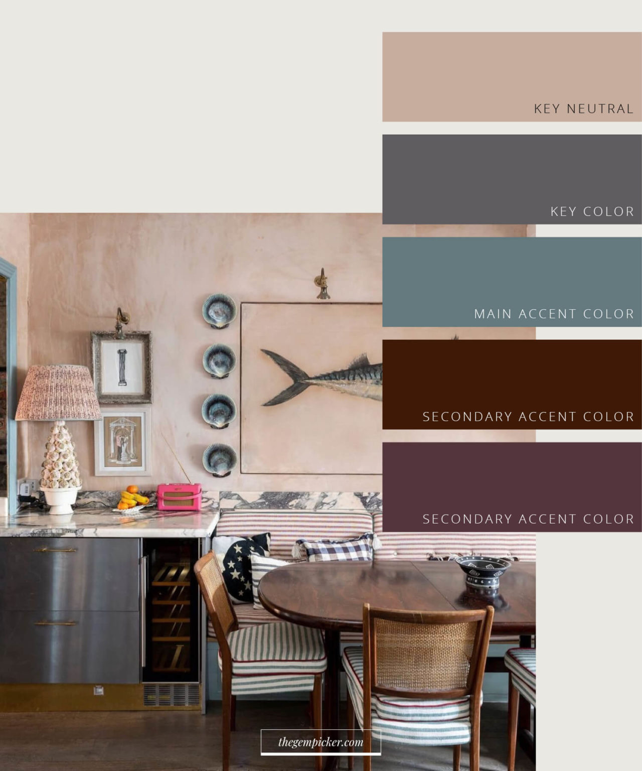 How to Pick a Cohesive Color Palette for Interior Design | The Gem Picker