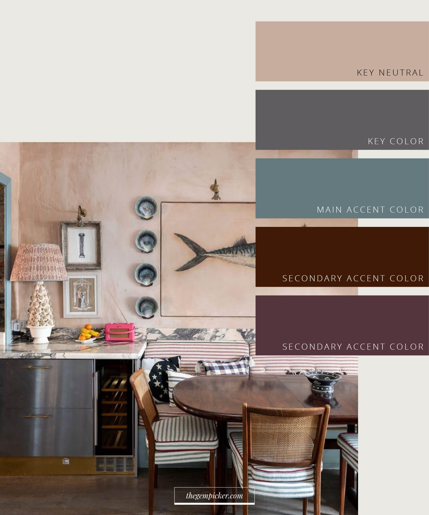 How to Pick a Cohesive Color Palette for Interior Design | The Gem Picker