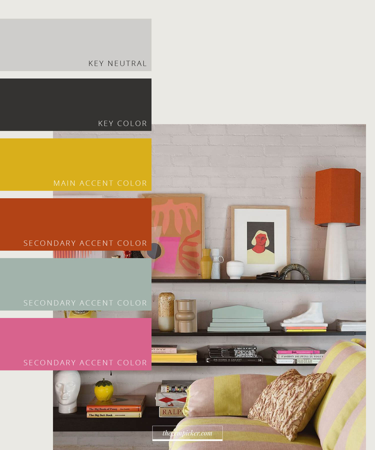 How to Pick a Cohesive Color Palette for Interior Design | The Gem Picker