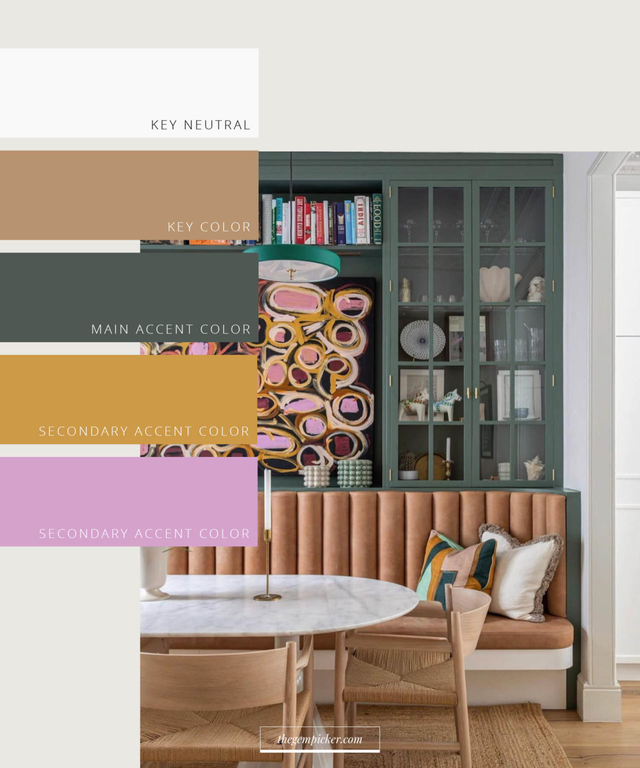 How to Pick a Cohesive Color Palette for Interior Design | The Gem Picker